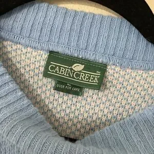 Cabin Creek | Sweaters | Vintage 9s Pastel Fairy Kei Cottagecore ...
